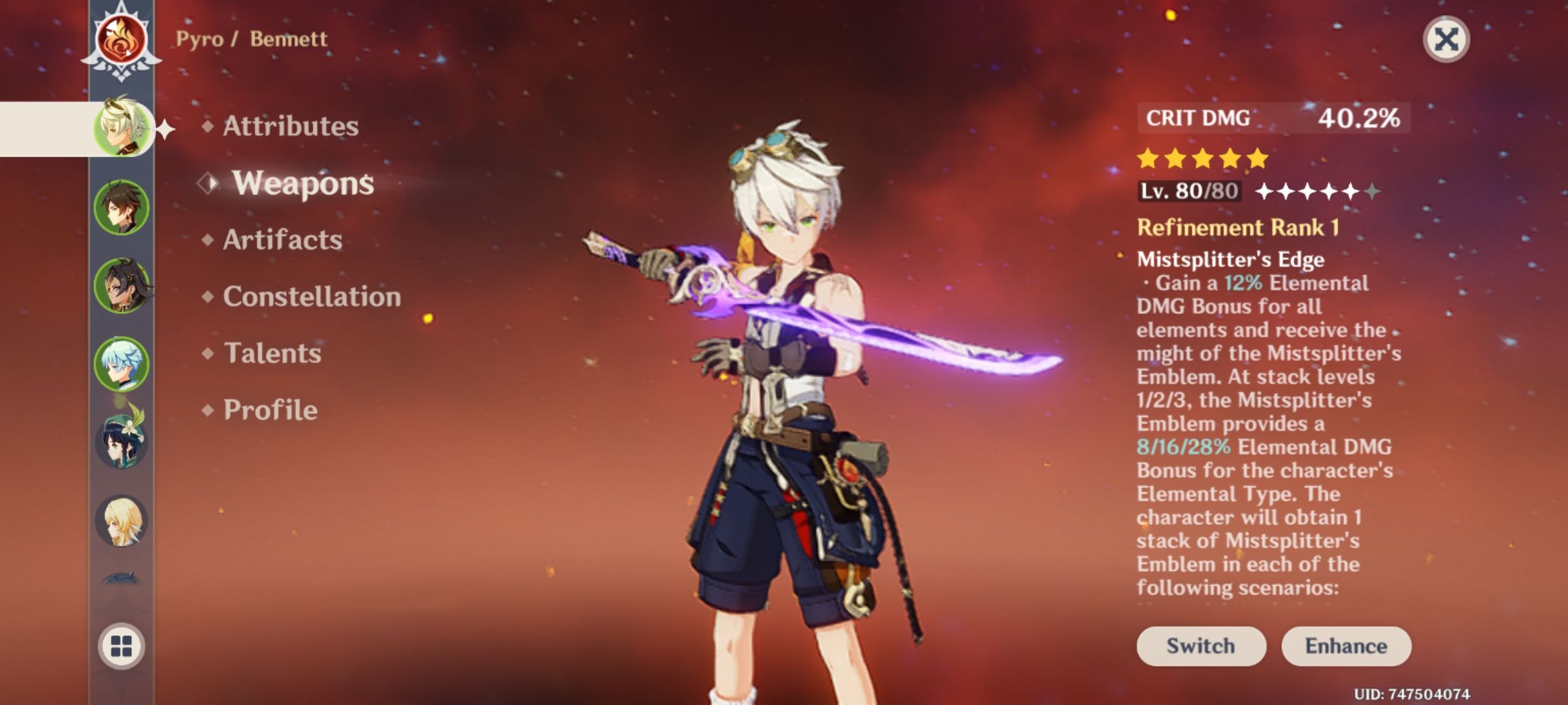 Big Update on my Bennett Genshin Impact | HoYoLAB