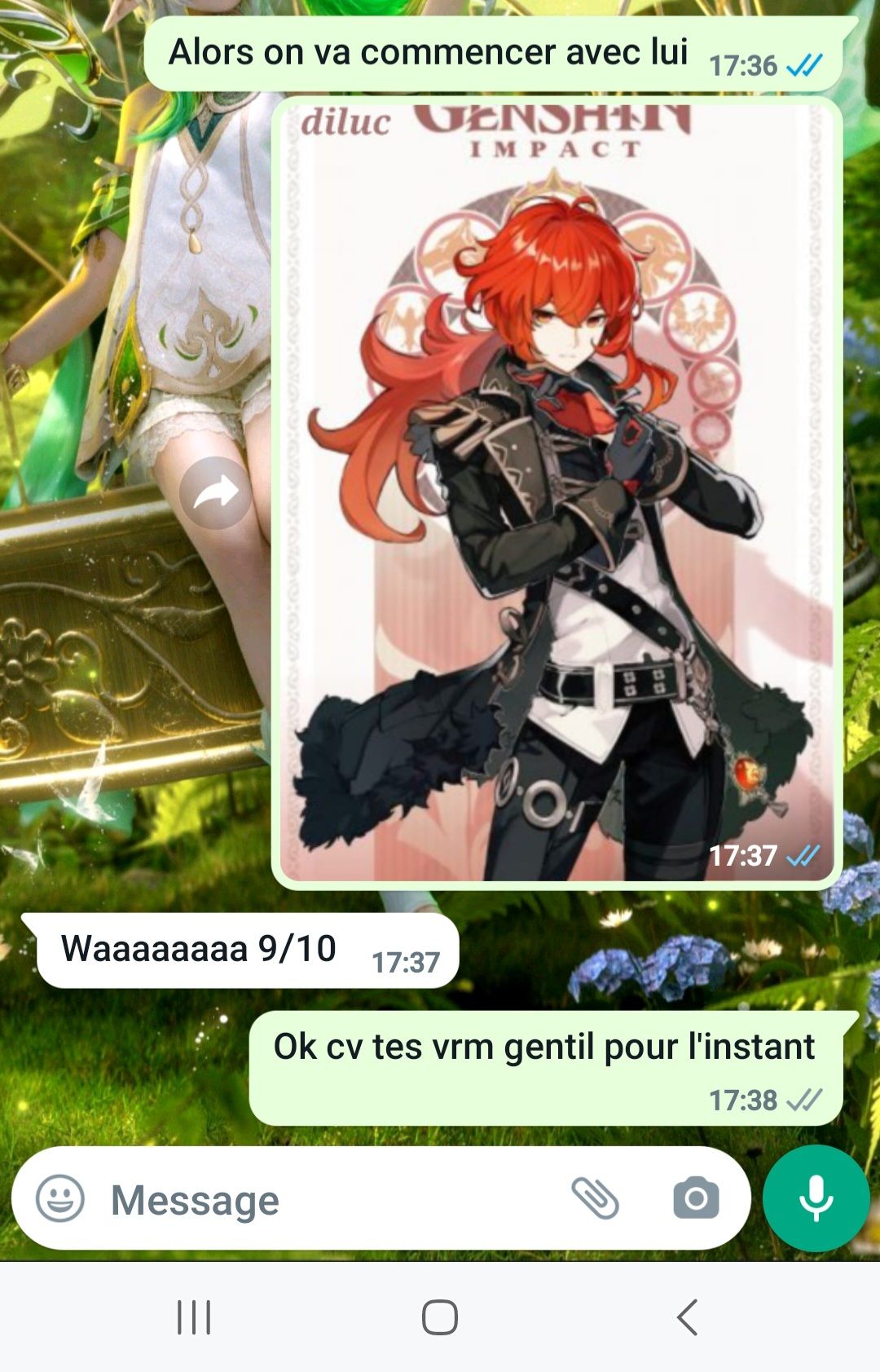 je demande a une pote de noter les persos pyro Genshin Impact | HoYoLAB