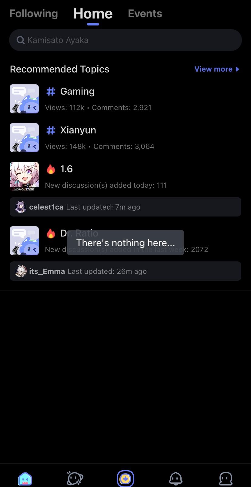 Wdym nothing here | HoYoLAB