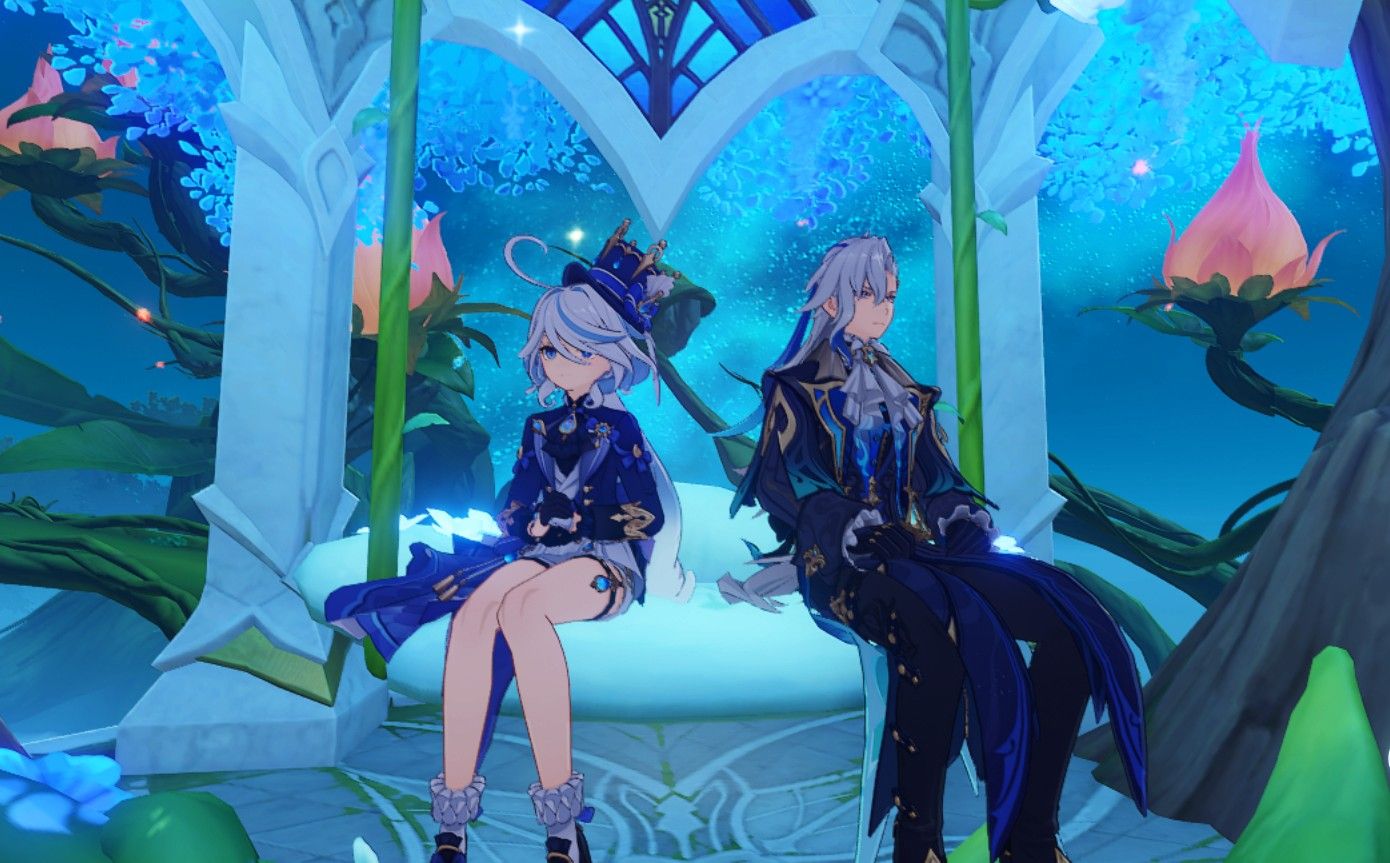Neuvillete and Furina having some good time together Genshin Impact ...