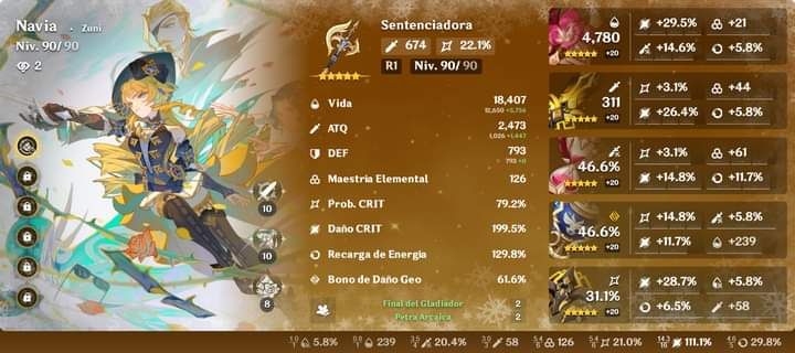 Navia build Genshin Impact | HoYoLAB