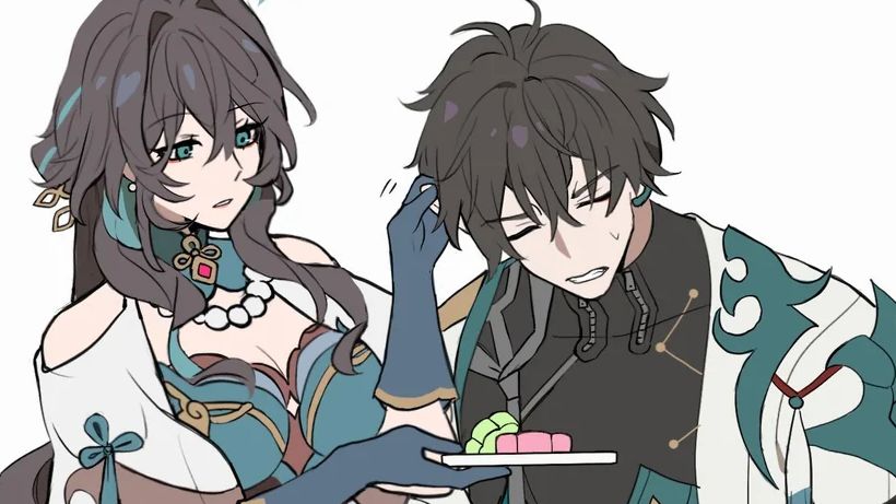 Ruan Mei mommy moment with Dan Heng Honkai: Star Rail | HoYoLAB