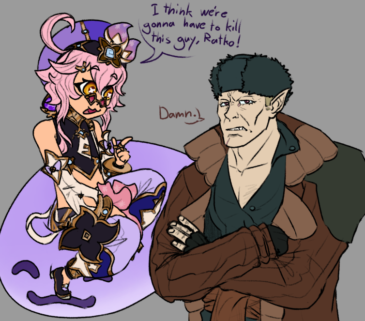 I think we're gonna have to kill this guy, Ratko Genshin Impact | HoYoLAB