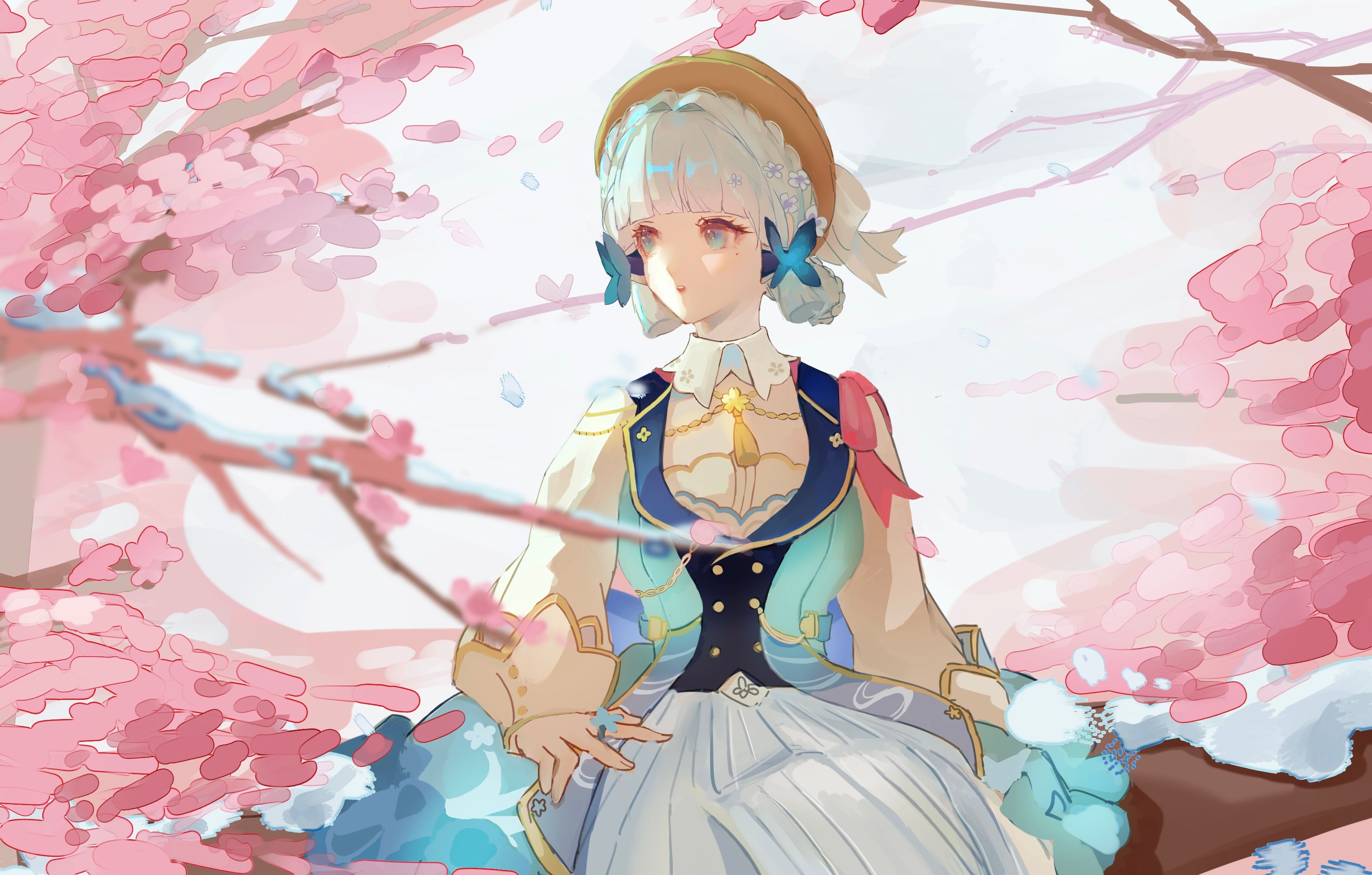 Ayaka Under the Blossom Tree Genshin Impact | HoYoLAB