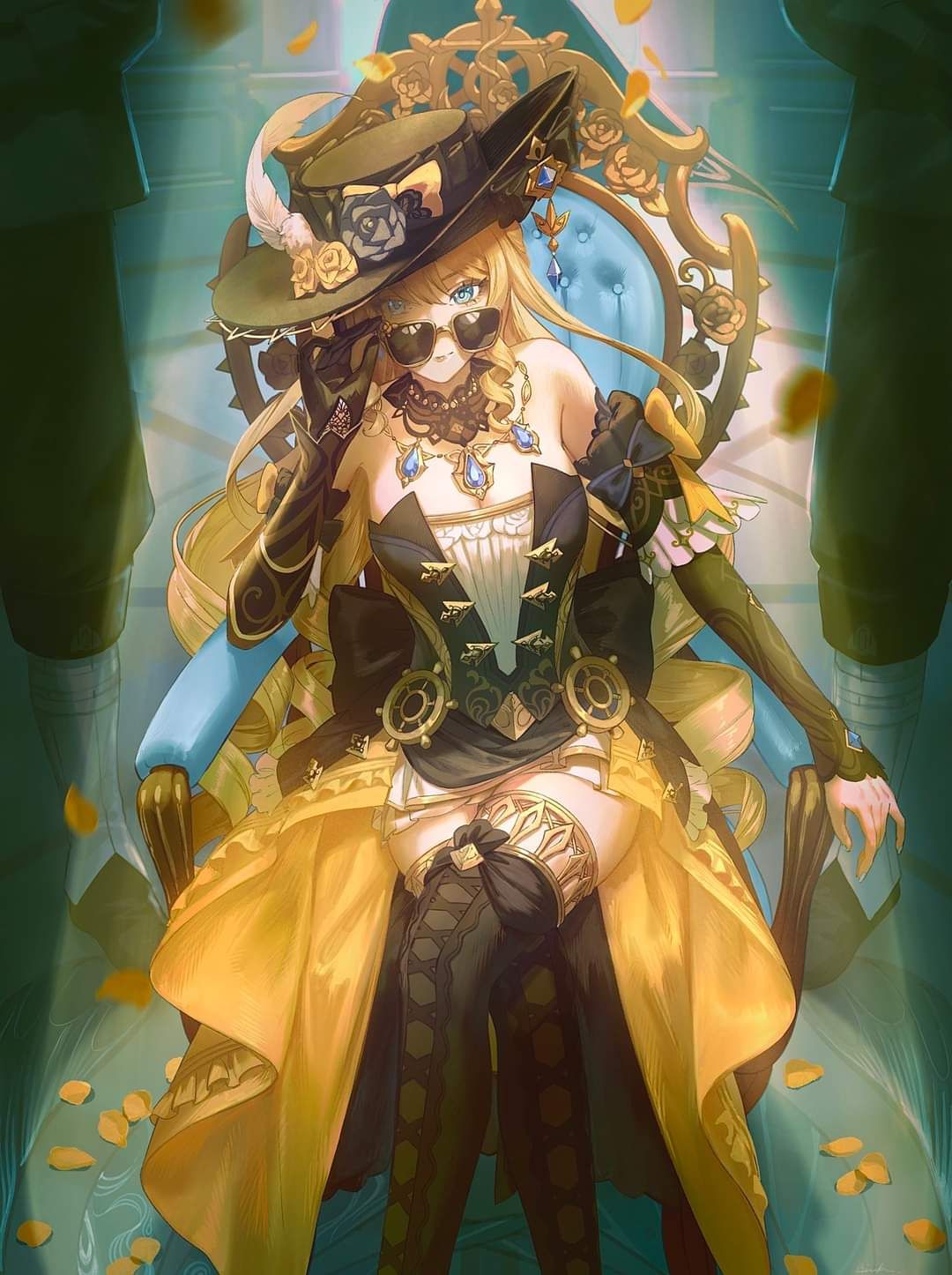 Mafia Queen Navia 💛 Genshin Impact | HoYoLAB