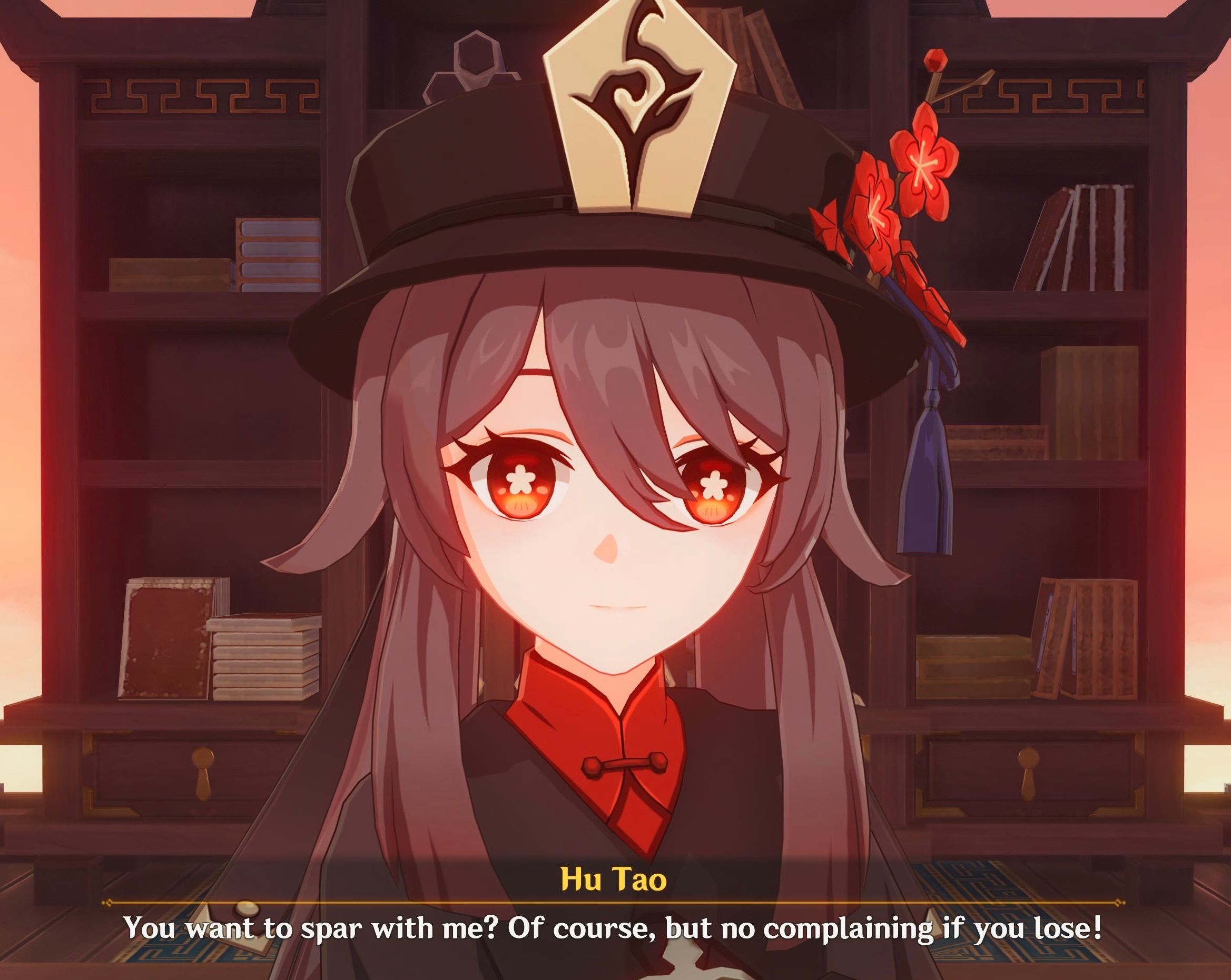 Challenging Hu Tao for her card. Genshin Impact | HoYoLAB