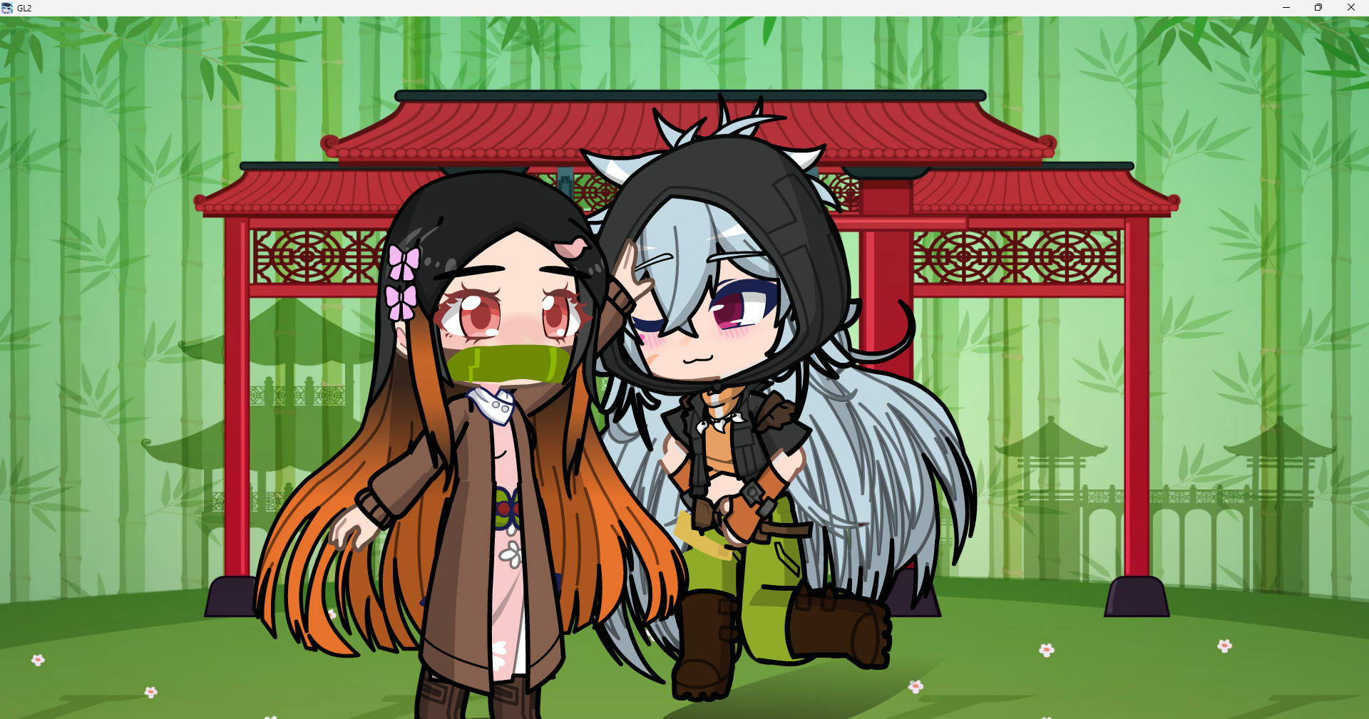Razor and Nezuko meet ( Genishin x demon slayer- gacha ) Genshin Impact ...