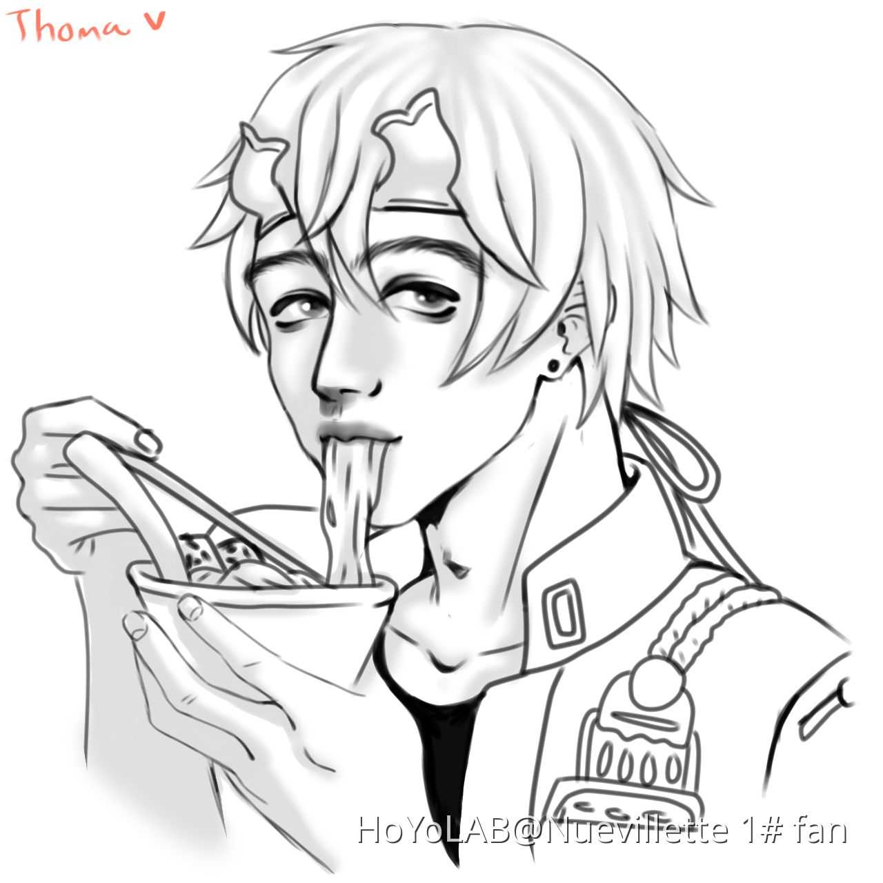 Thoma fan art!! Genshin Impact | HoYoLAB