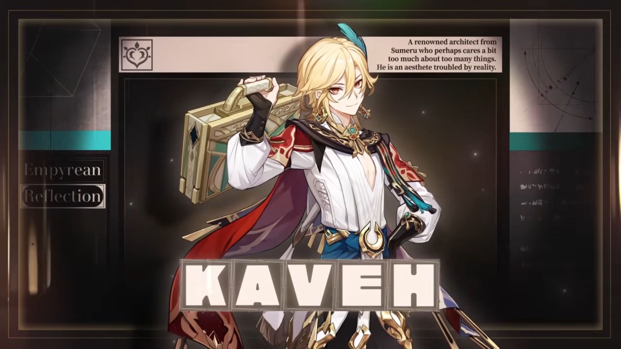 Making a Kaveh TCG card because he needs more love (Card Ability ...