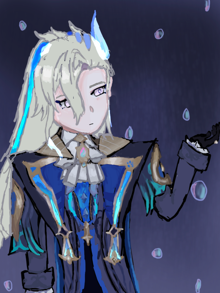 Neauvilette art Genshin Impact | HoYoLAB