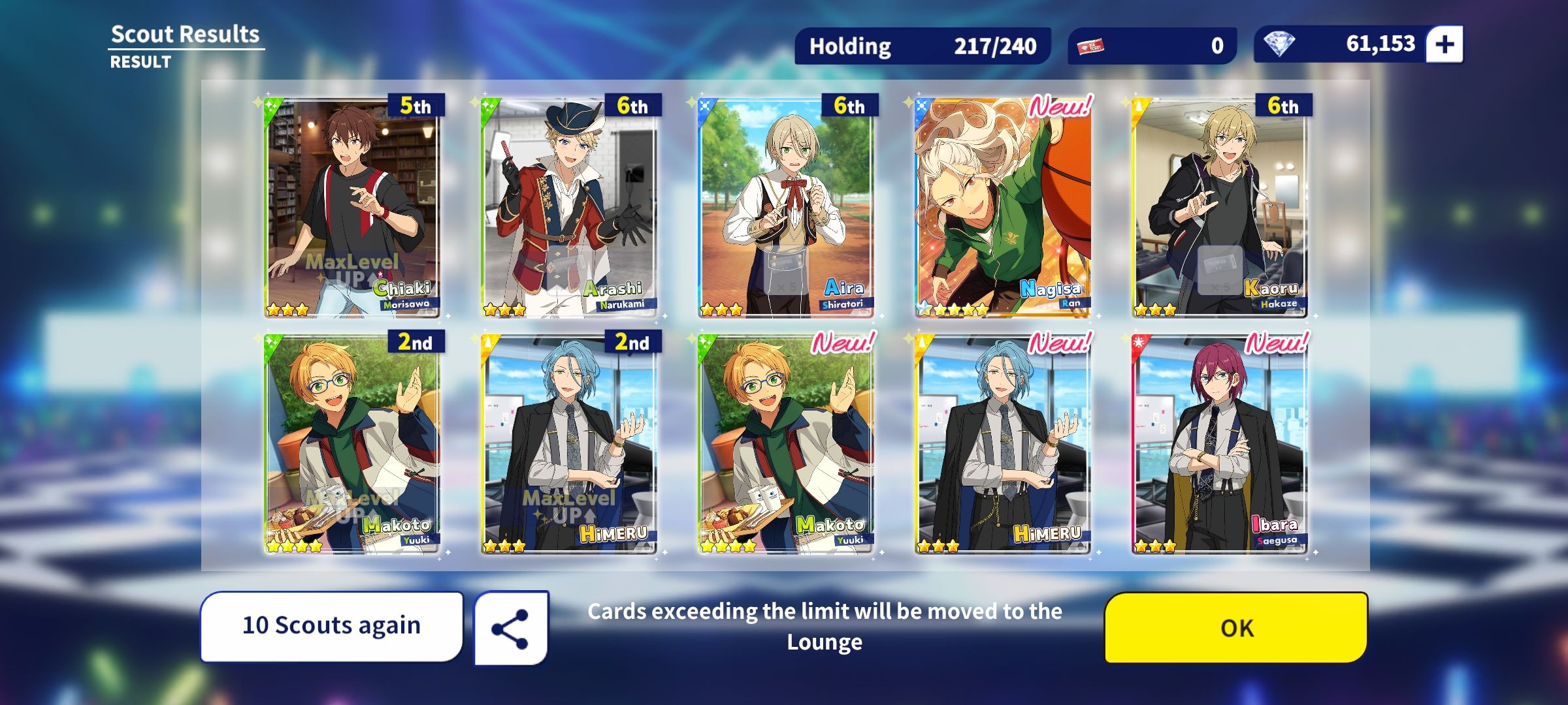 Got lucky for the 8632467th times in enstars | HoYoLAB