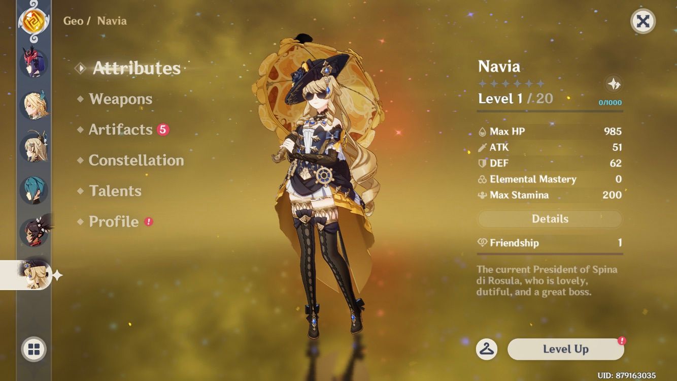 Got navia on accident ( is she better than itto) Genshin Impact | HoYoLAB