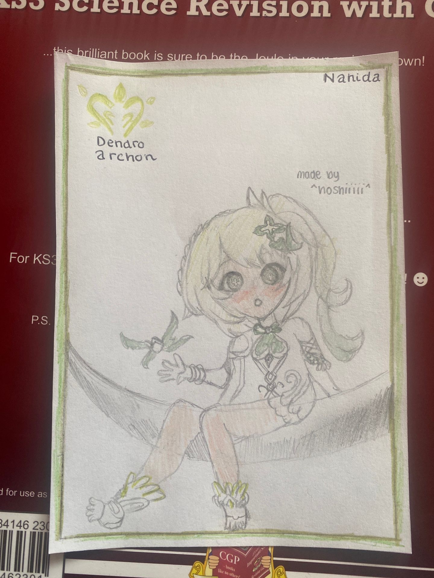 I tried making a CHARCTER card for nahida! Genshin Impact | HoYoLAB