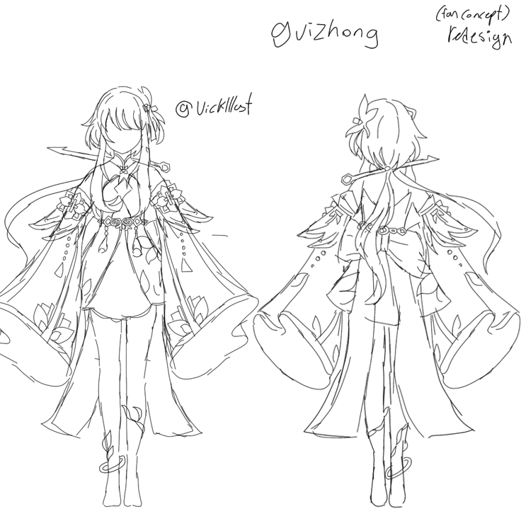Guizhong fan made redesign! What do y’all think? Genshin Impact | HoYoLAB