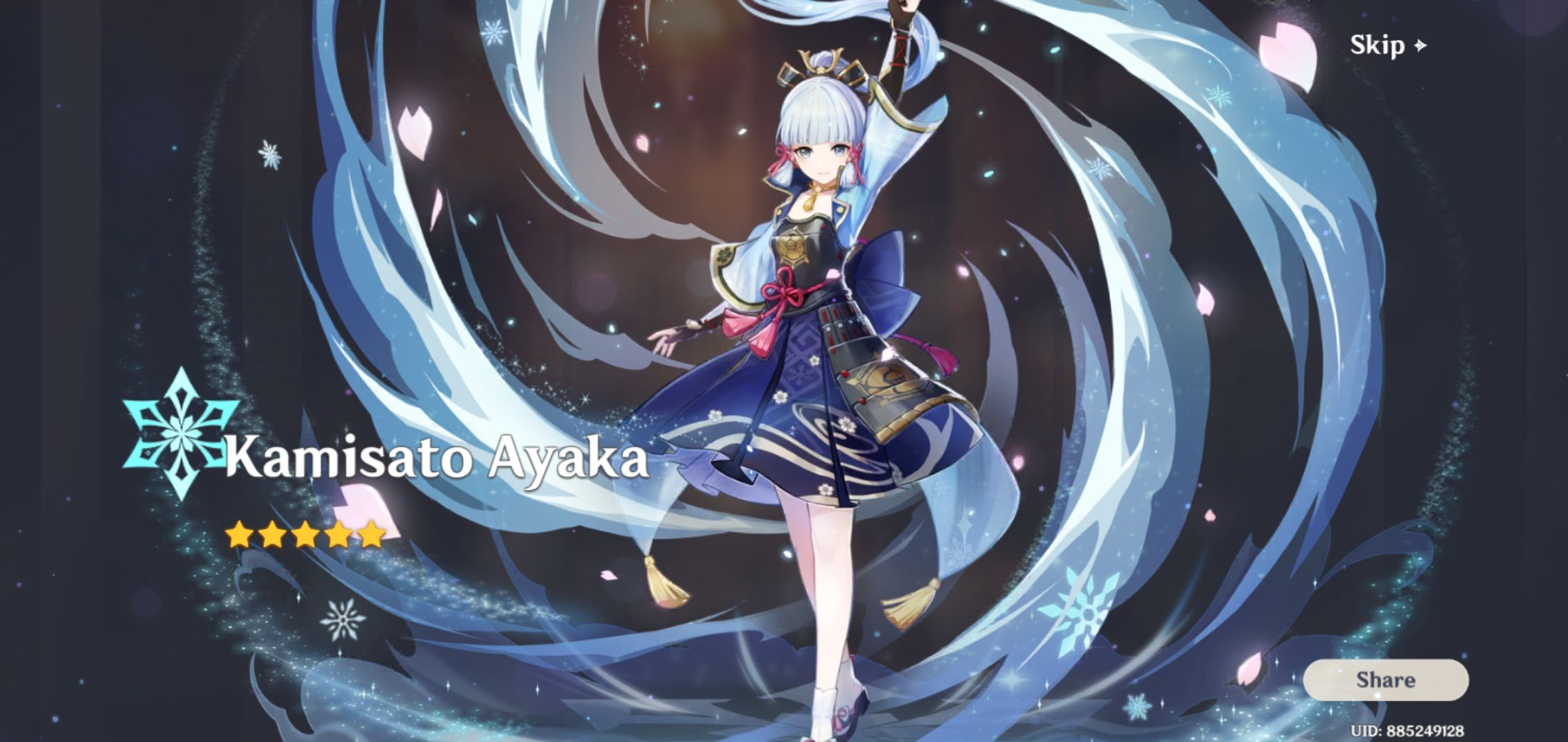 Ayaka came home under 20 pulls Genshin Impact | HoYoLAB