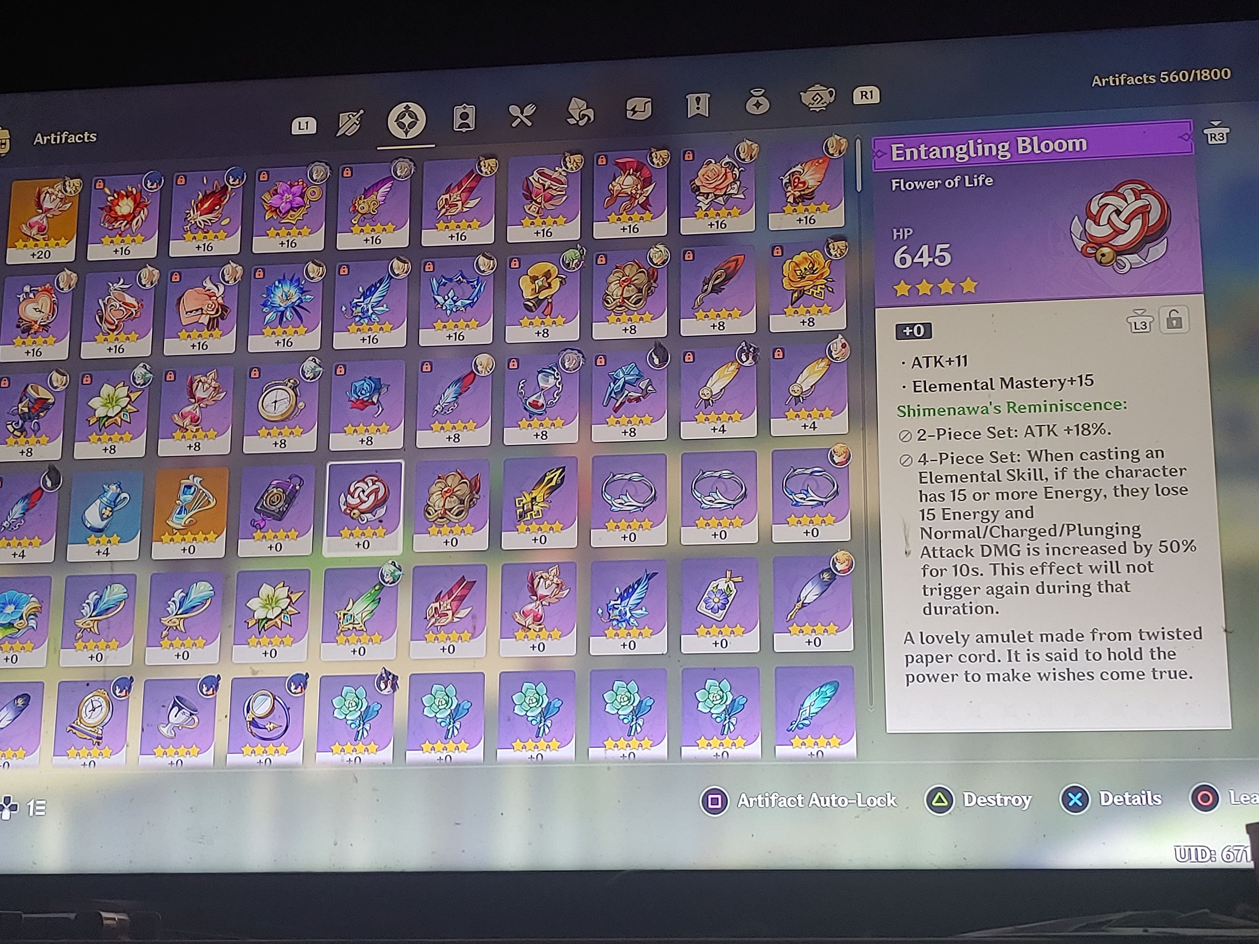 FREE 4* NAMED ARTIFACT!!! Entangling bloom! Genshin Impact | HoYoLAB