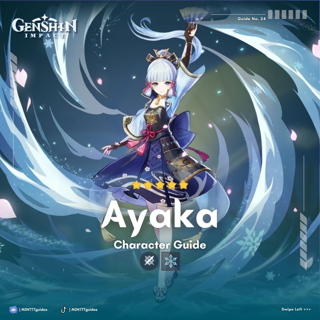 KAMISATO AYAKA - BUILD GUIDE (V4.3) | GENSHIN IMPACT Genshin Impact | HoYoLAB