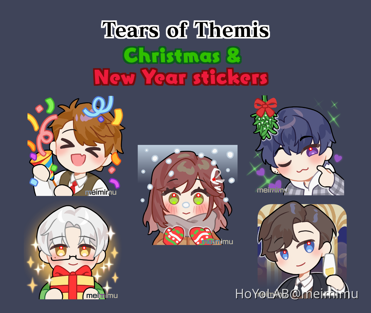 Tears of Themis chibi stickers Tears of Themis | HoYoLAB