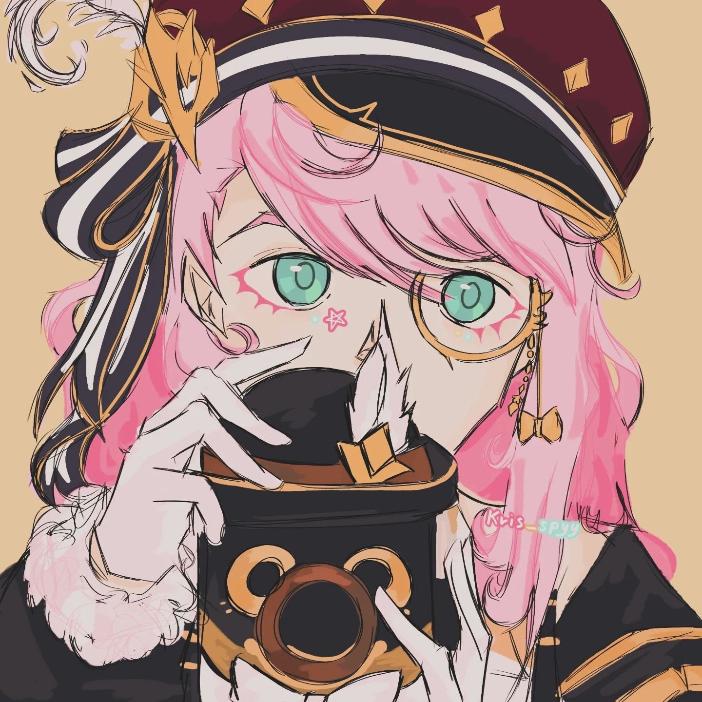 Charlotte and Freminet fanart Genshin Impact | HoYoLAB