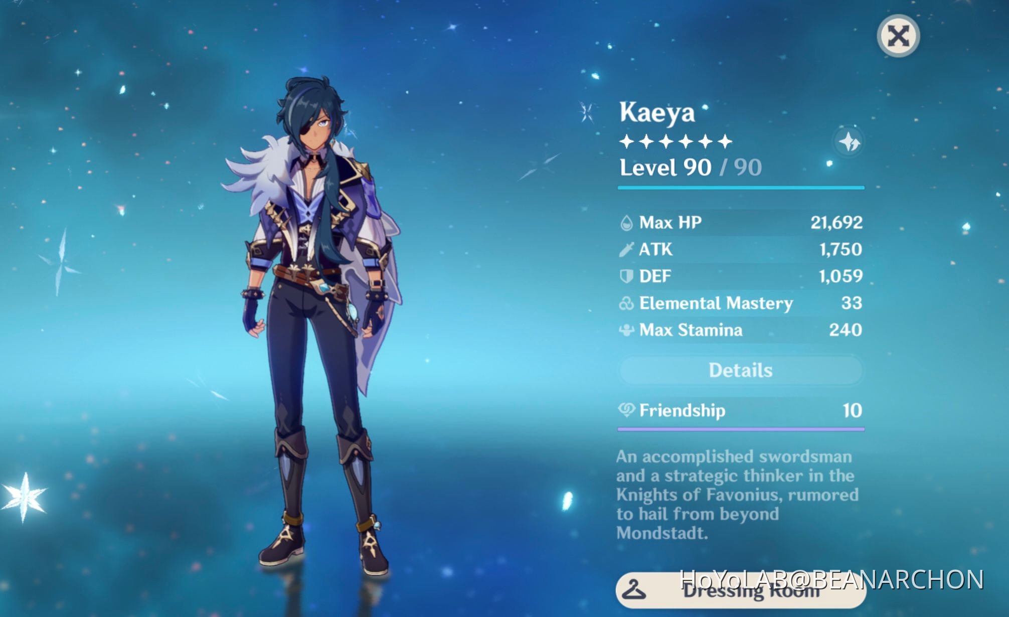 My Kaeya build :3 Genshin Impact | HoYoLAB