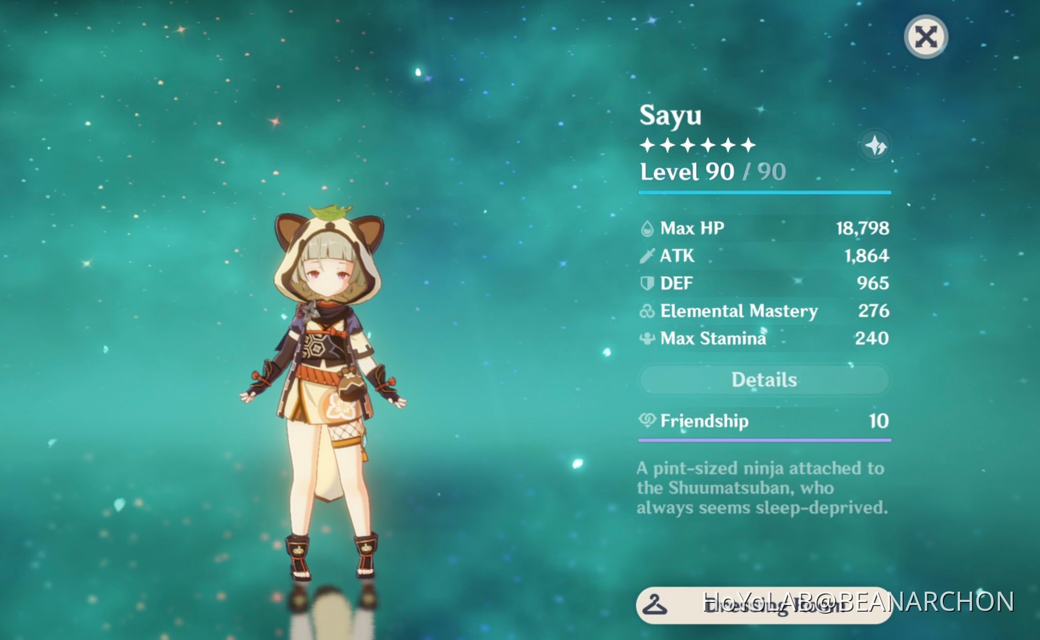 My Sayu build:3 Genshin Impact | HoYoLAB