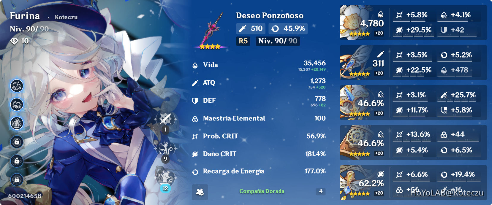 Furina Build ! Genshin Impact | HoYoLAB