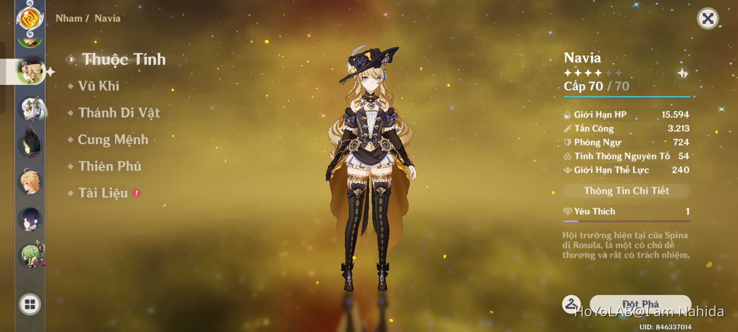 Navia build đc 2 hôm🫠 Genshin Impact | HoYoLAB