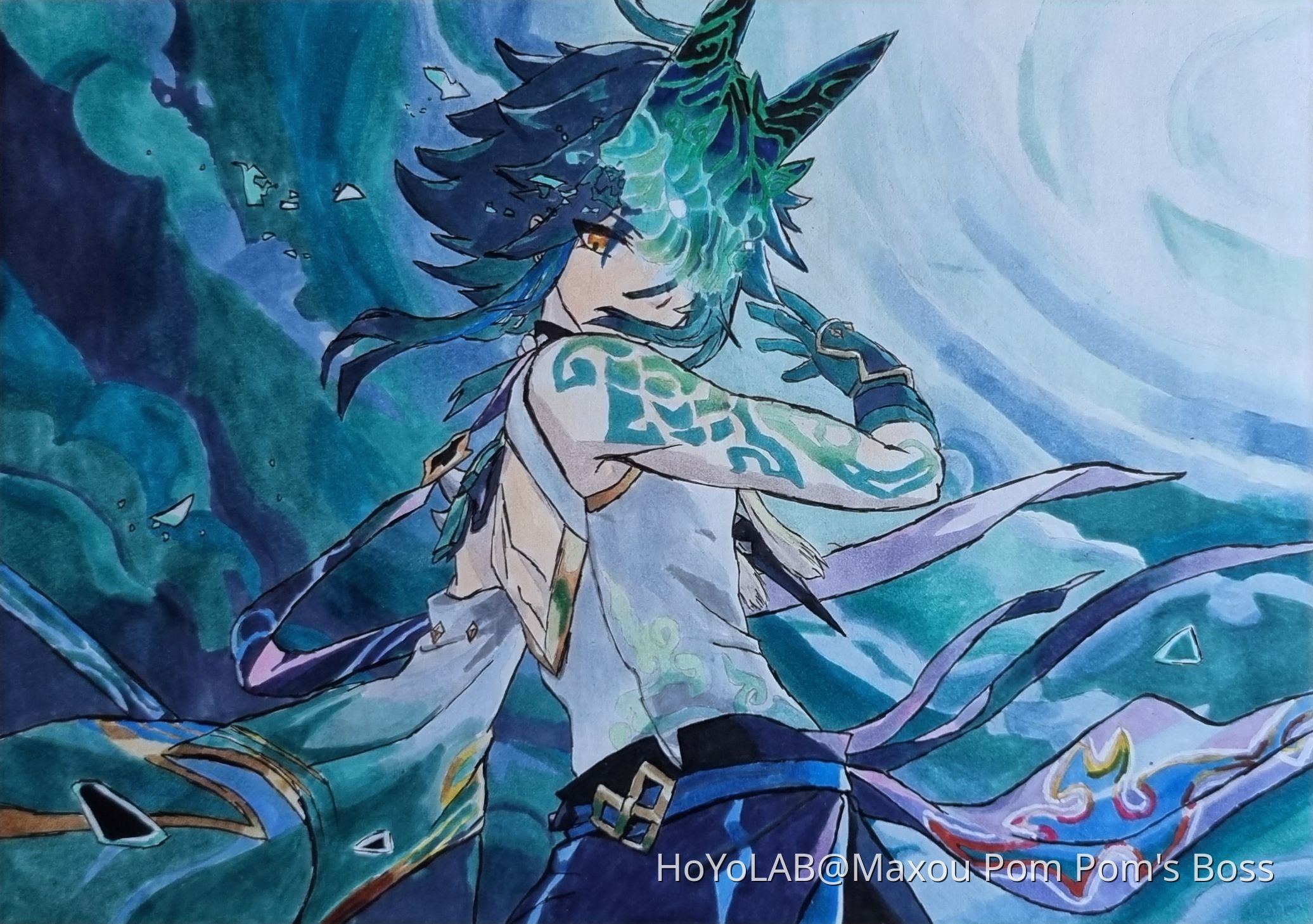 Xiao Fanart Genshin Impact | HoYoLAB