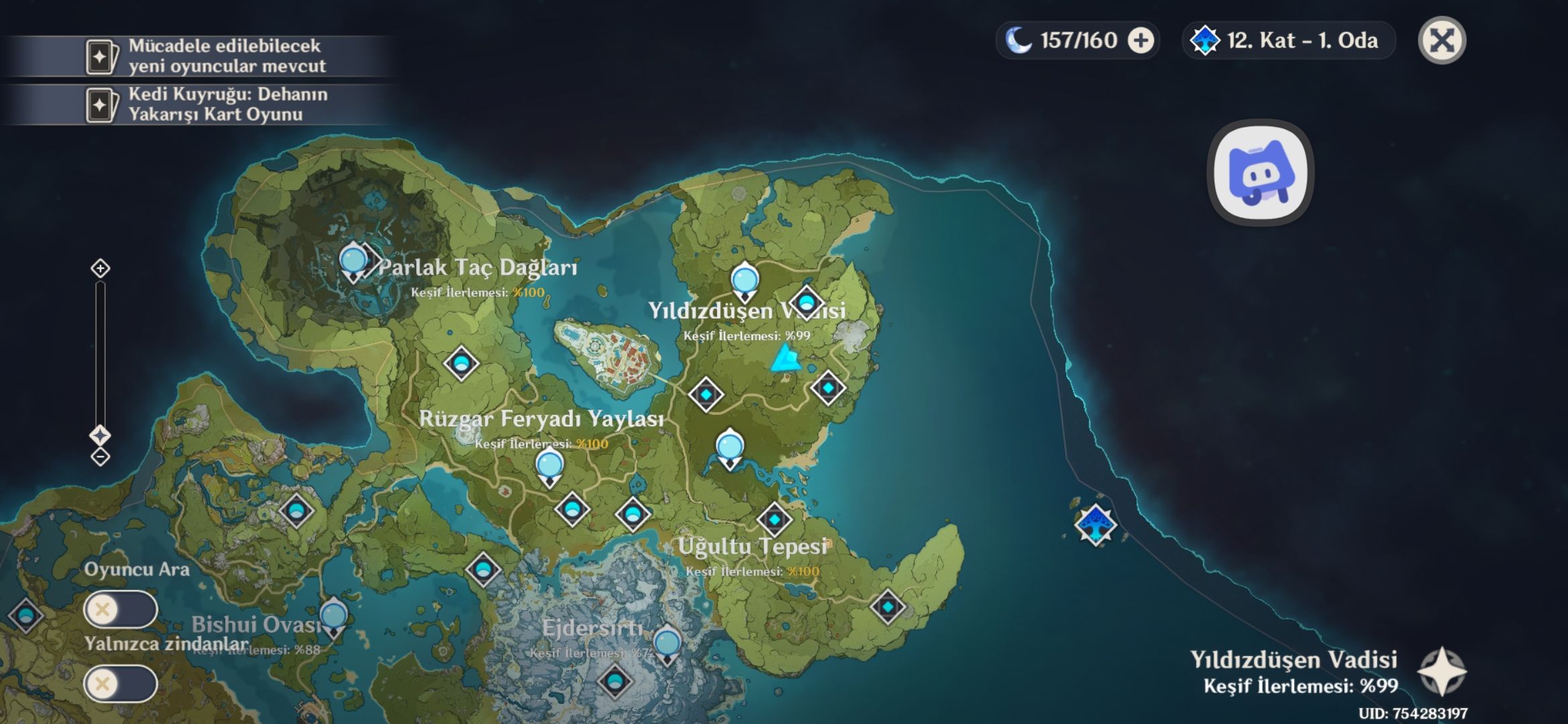 tum bolgeyi gezdim gizli sandik ne varsa actim hala 99 da kaldi kafayi ...