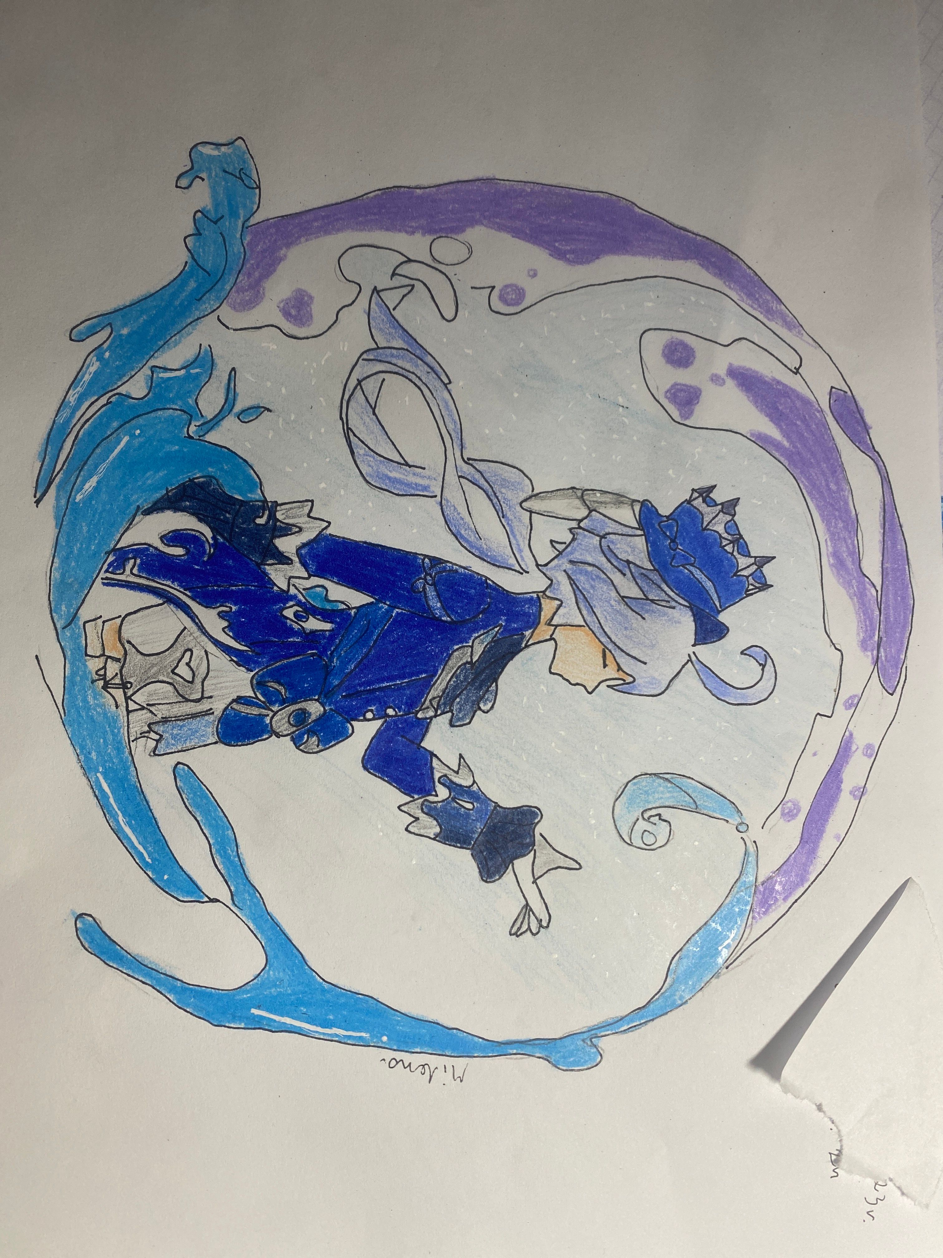 I draw Furina Genshin Impact | HoYoLAB