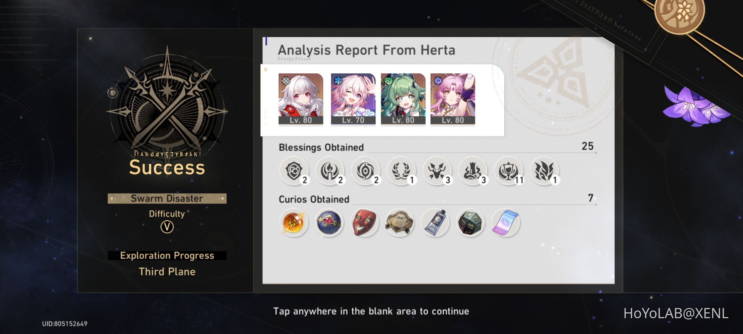 Swarm Disaster Difficulty V 🤒 (Elation path finally completed) Honkai: Star Rail | HoYoLAB