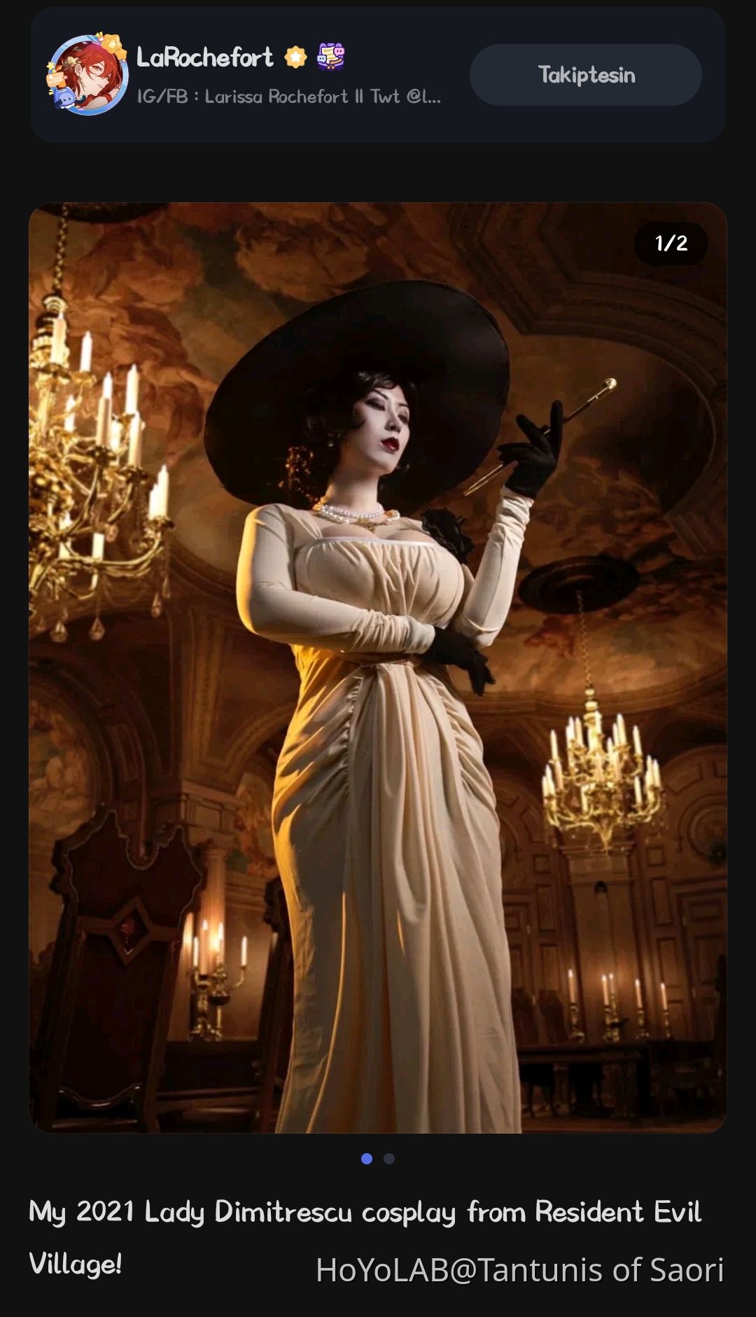 Bu kadın ladymden daha iyi bir cosplay yapasaya kadar her zaman favorim ...