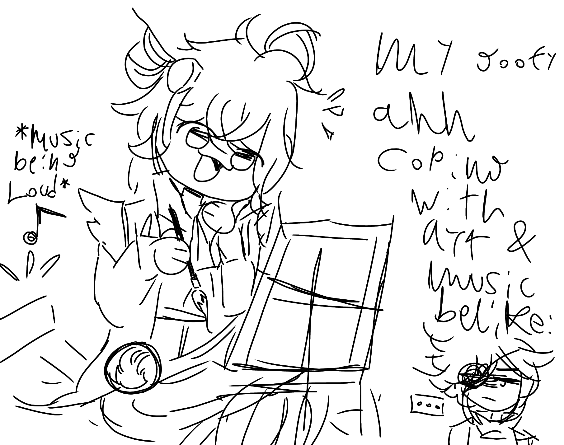 random ahh drawings I did | HoYoLAB