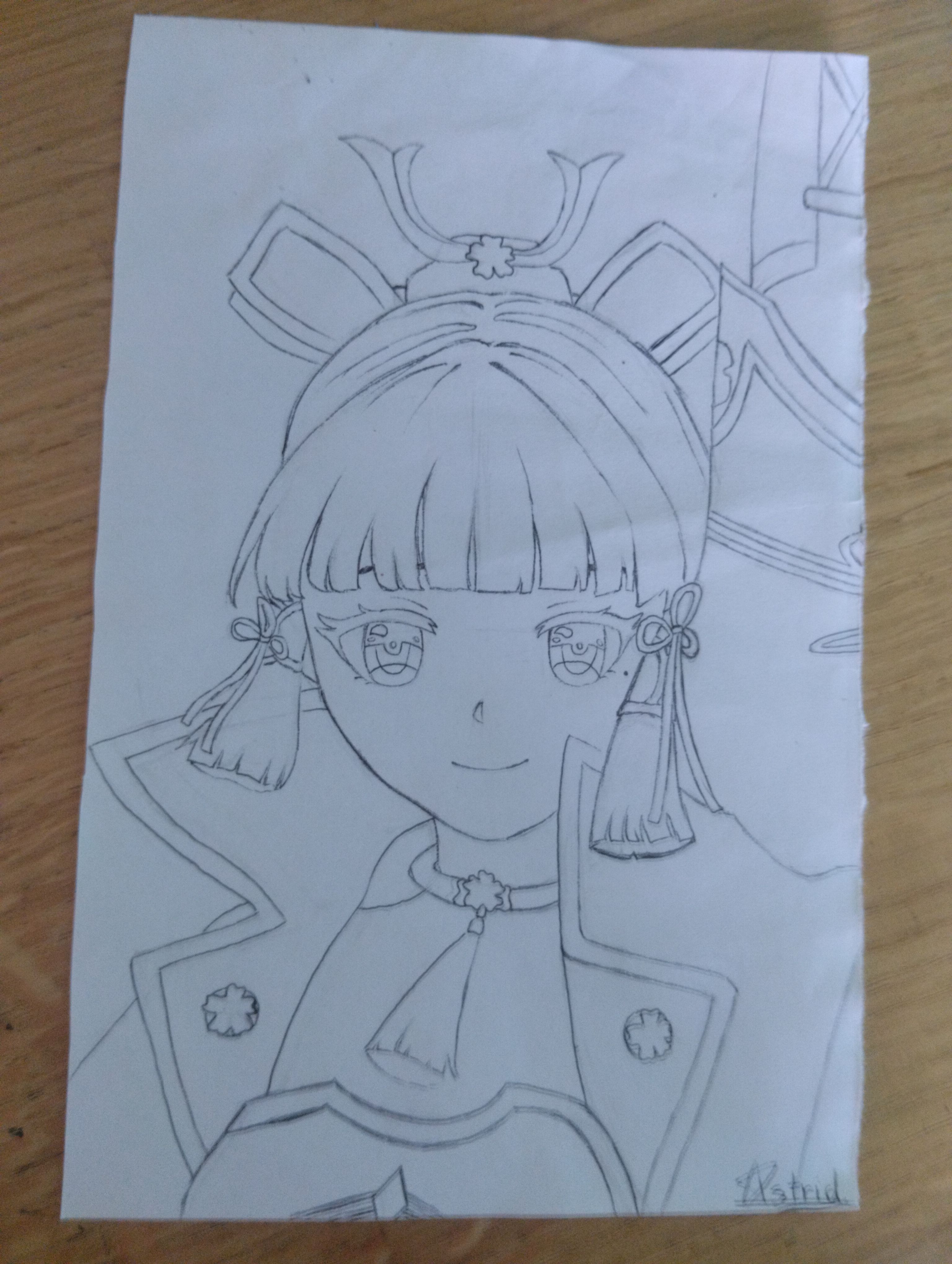 #Kamisato Ayaka fan art Genshin Impact | HoYoLAB