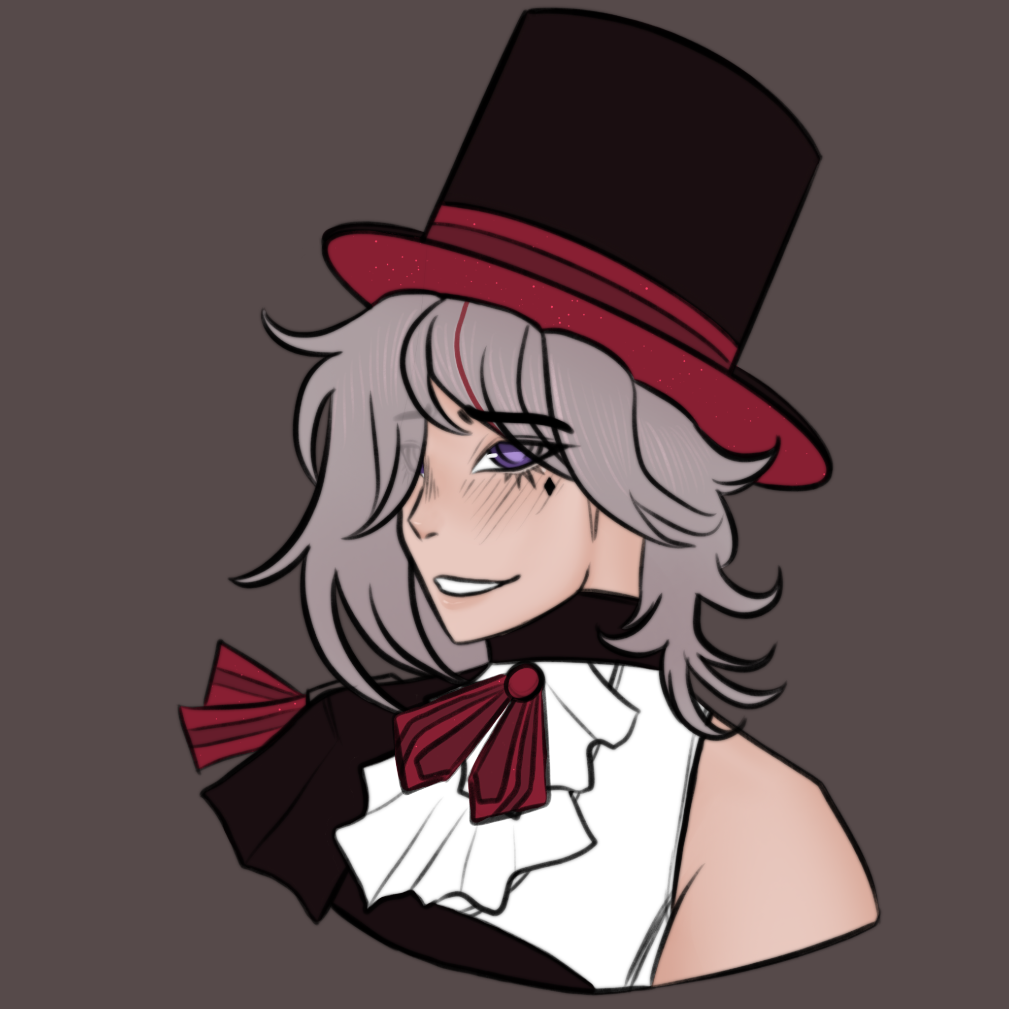 Doodling Characters From Memory Part 62: Lyney! Feel free to comment ...