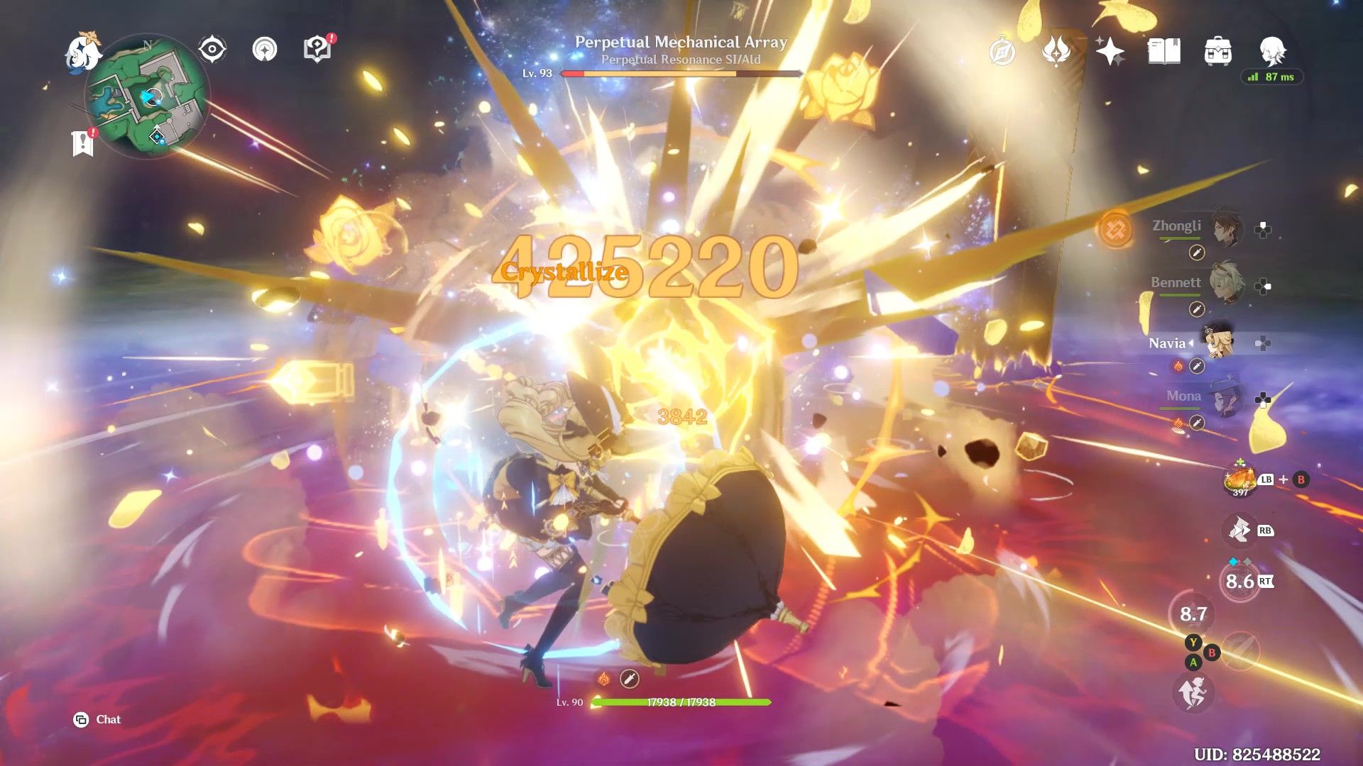 My C0 Navia damage. Not bad Genshin Impact | HoYoLAB