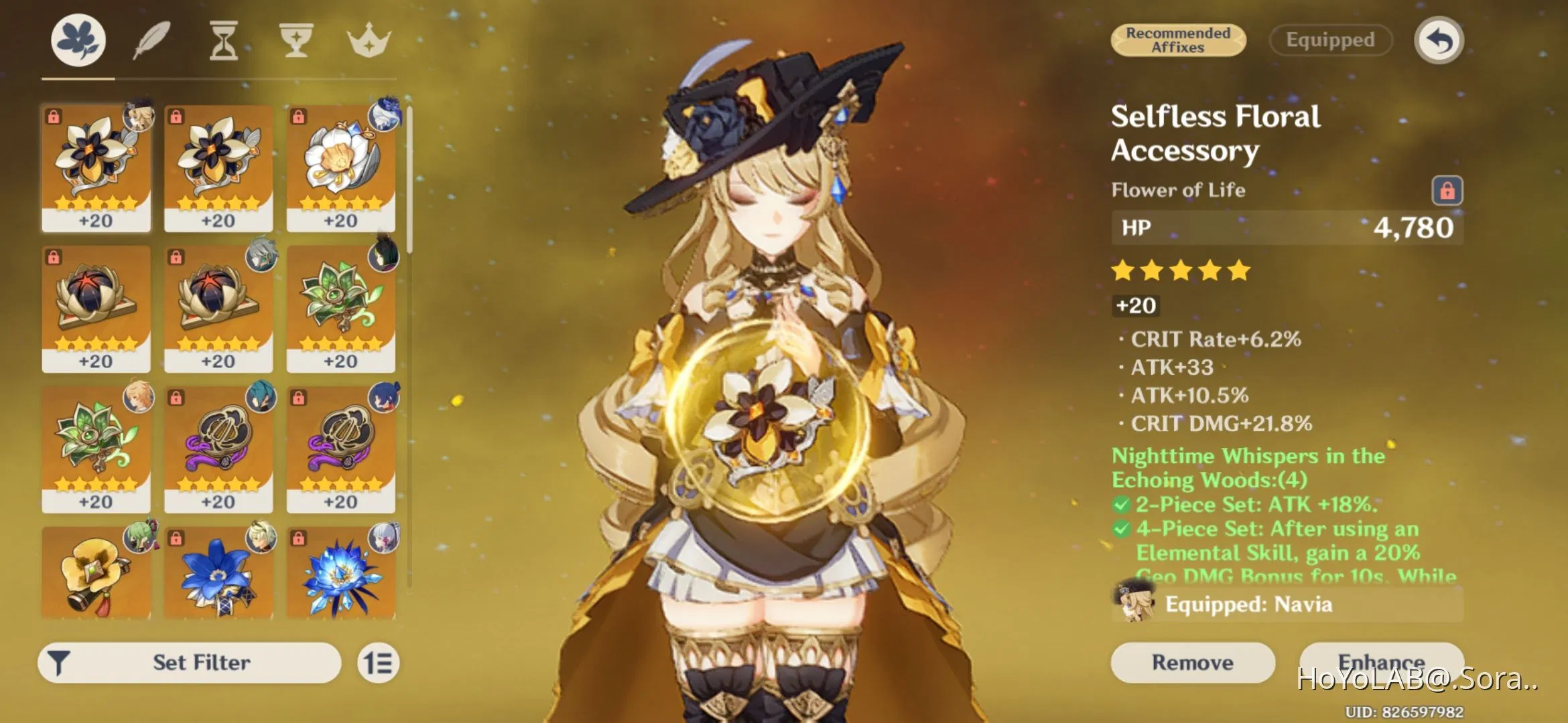 lol my first good artifacts for my navia now she can hit 60k Genshin ...