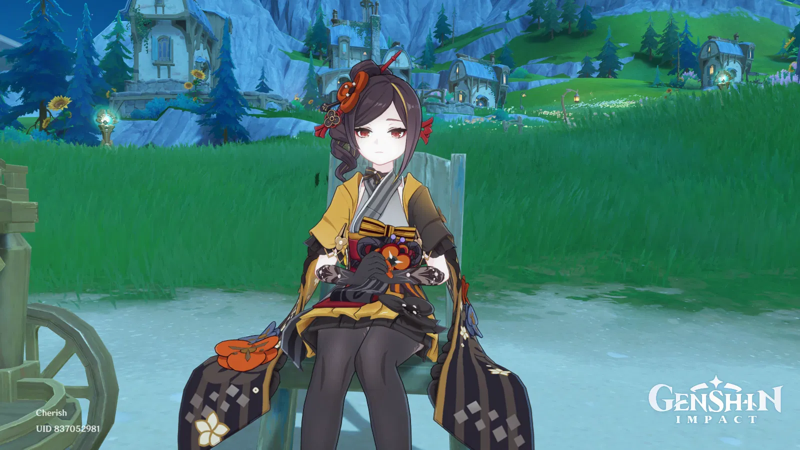 Chiori photo taking in Roses and Musket event Genshin Impact | HoYoLAB