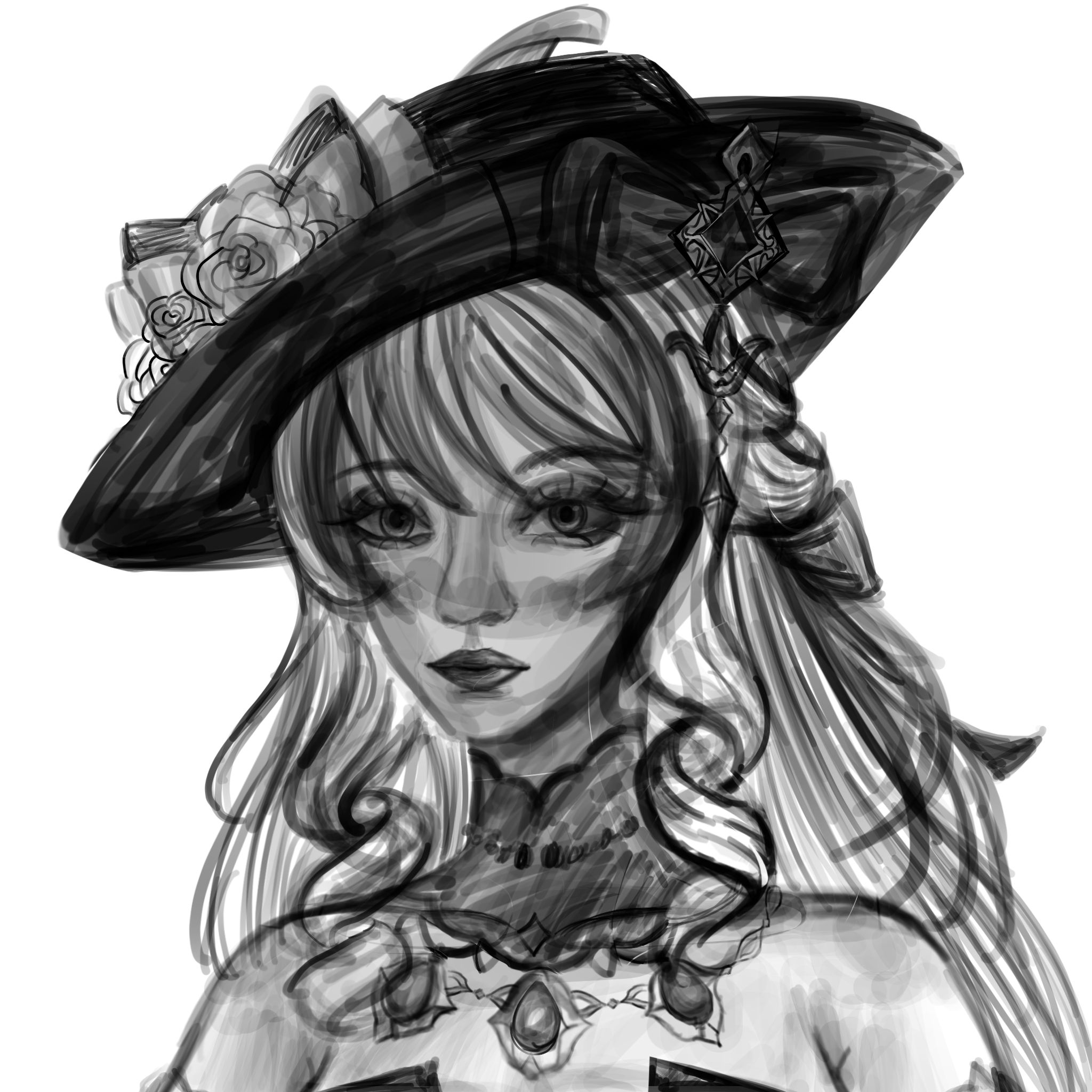 Navia art wip Genshin Impact | HoYoLAB