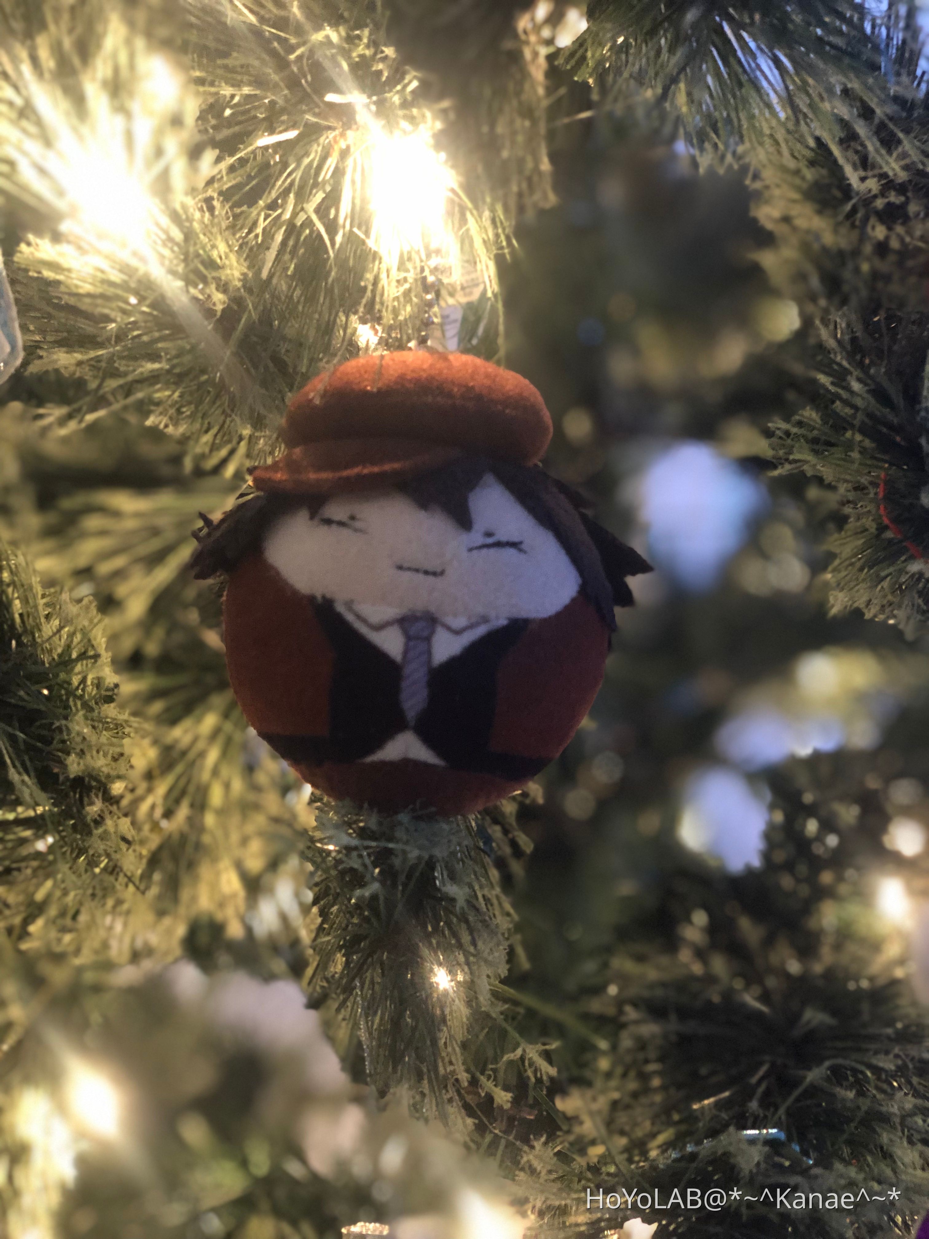 Gojo and Ranpo on my Christmas tree