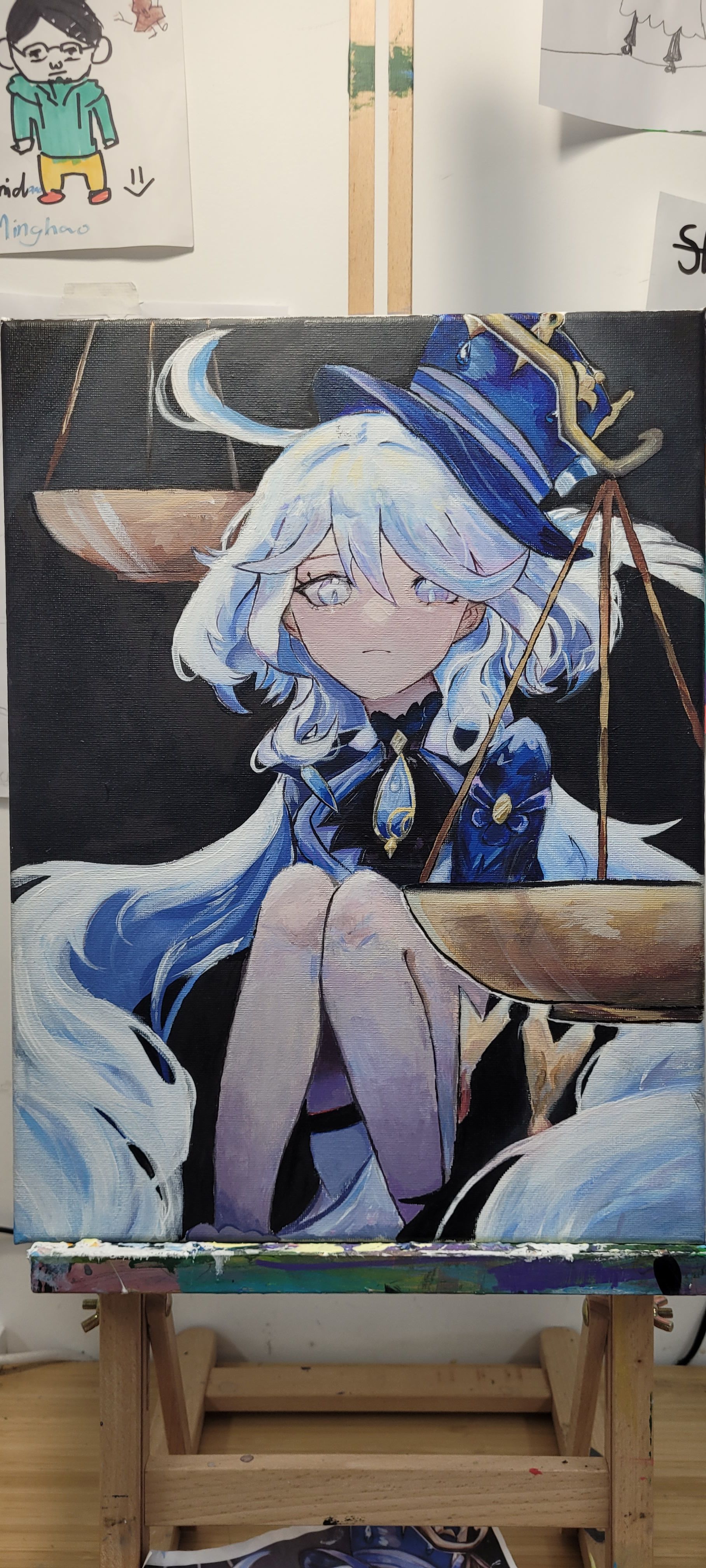 PAINTING FURINA - FINALLY DONE!!!!!!!!!!!!!!!! - Genshin Impact | HoYoLAB