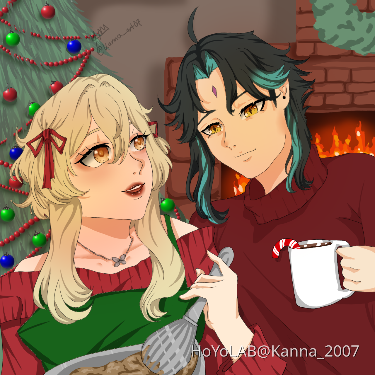 Xiaolumi merry Christmas Genshin Impact | HoYoLAB