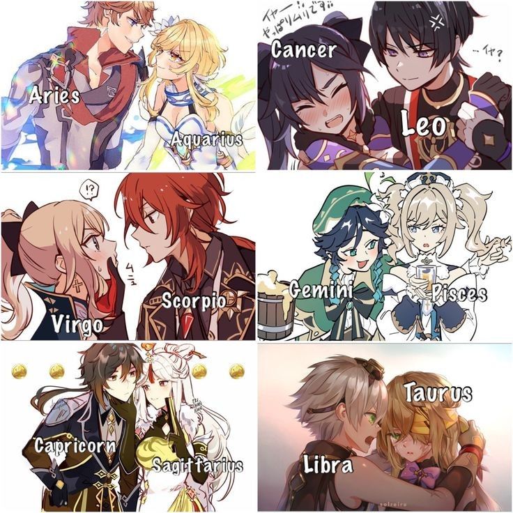 zodiac signs ship🥨 Genshin Impact | HoYoLAB