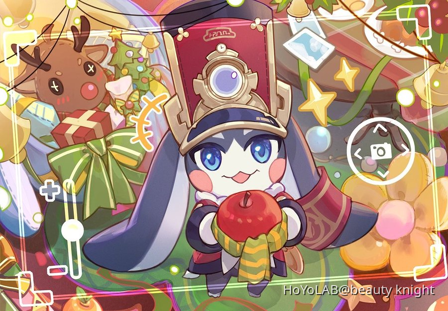 New Pom Pom Official Art celebrating Christmas Honkai: Star Rail | HoYoLAB