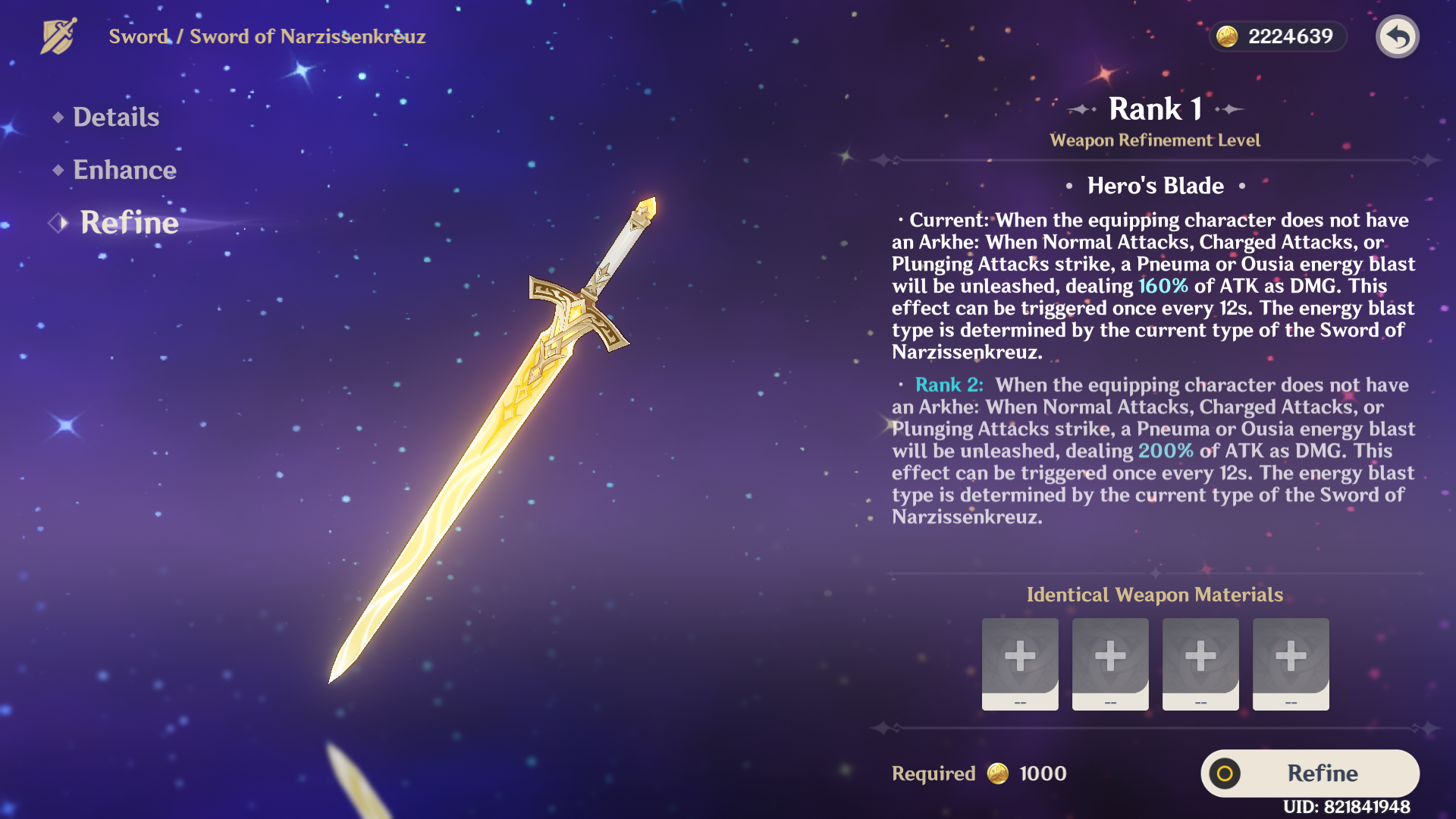 Wait We Can Refine This Sword??? Genshin Impact | HoYoLAB