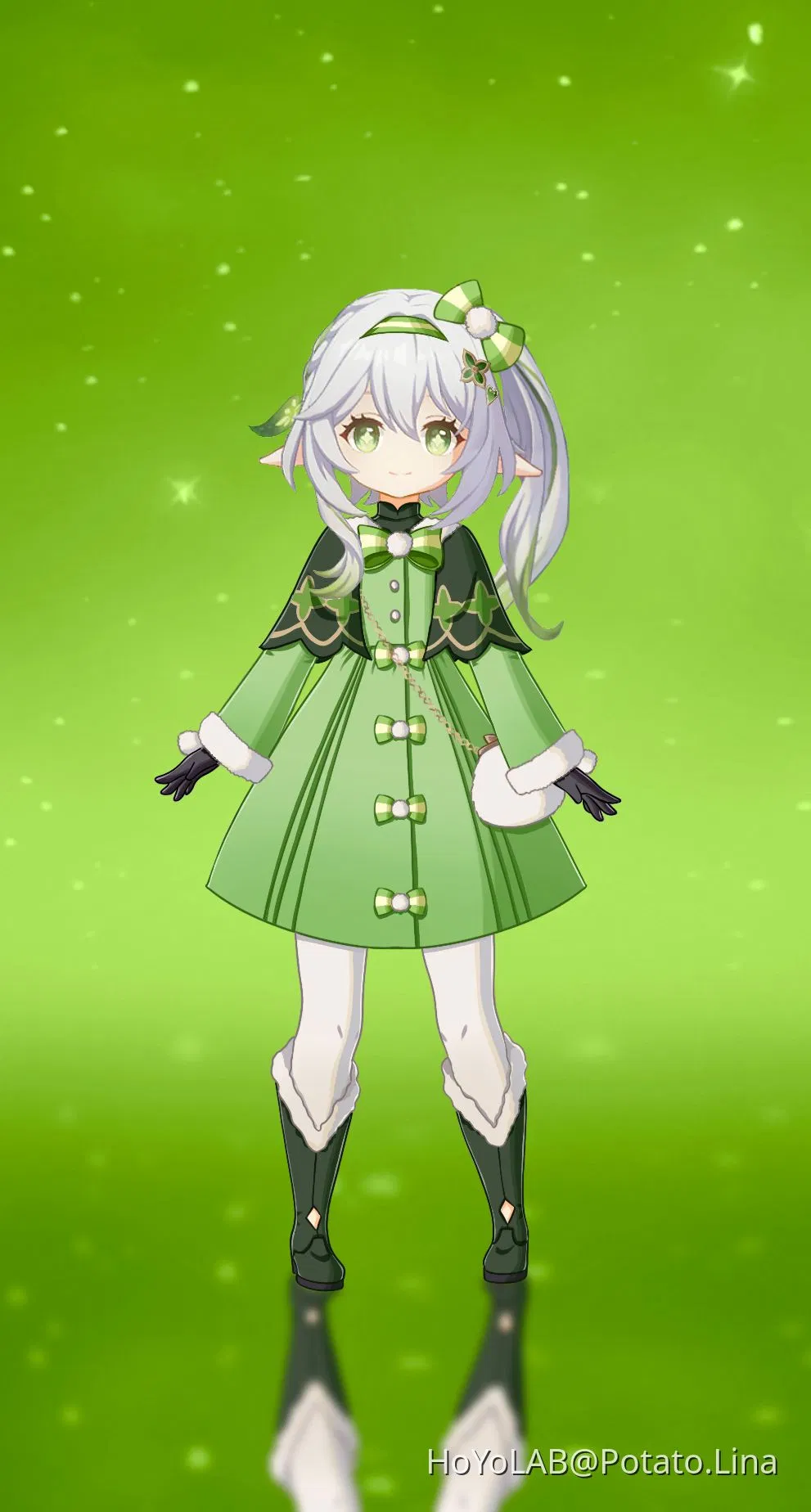 Nahida New Year’s fan skin! Genshin Impact | HoYoLAB