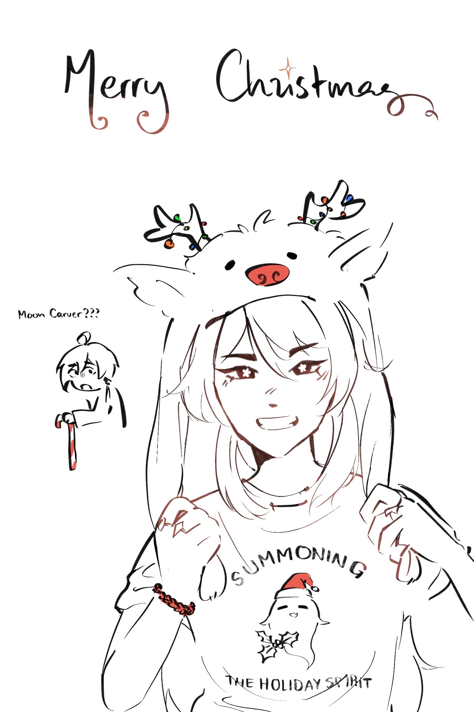 Merry Christmas from Hutao! Genshin Impact | HoYoLAB