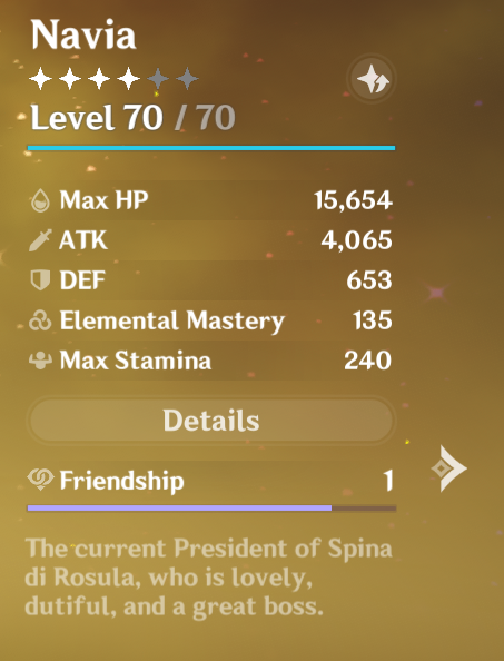 Navia scales off ATK?? Genshin Impact | HoYoLAB