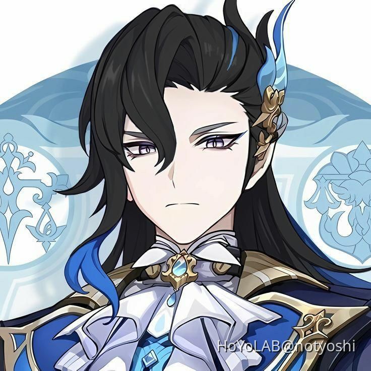 Neuvillette with black hair Genshin Impact | HoYoLAB