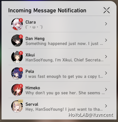 Message from Clara very cute isn't? (o´･ω･`o) Honkai: Star Rail | HoYoLAB